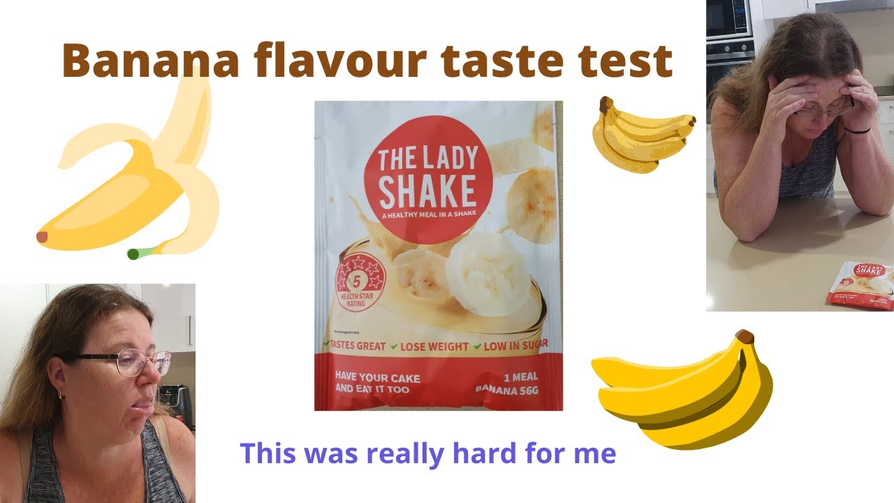 The Lady Shake - Banana flavour taste test - Did I like it? Did I drink ...
