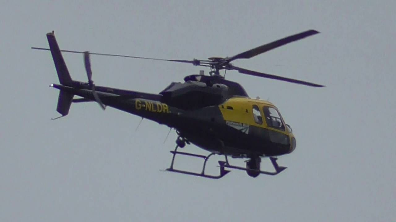 Network Rail helicopter flying over Trent Valley Jn Stafford. 24/07 ...