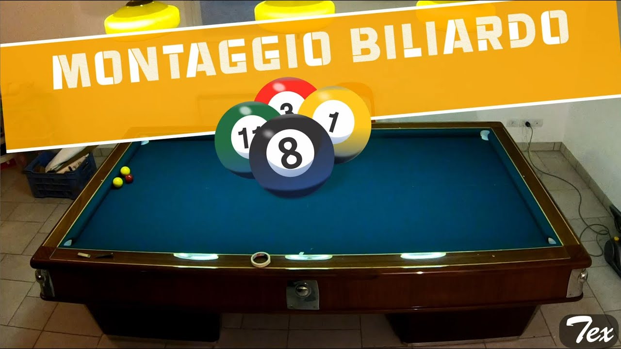 COME MONTARE UN BILIARDO PROFESSIONALE | BILIARDO SCHIAVON | MONTAGGIO ...