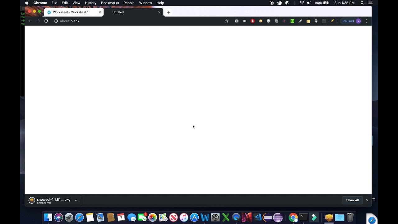 How to set up the command line for snowflake - YouTube