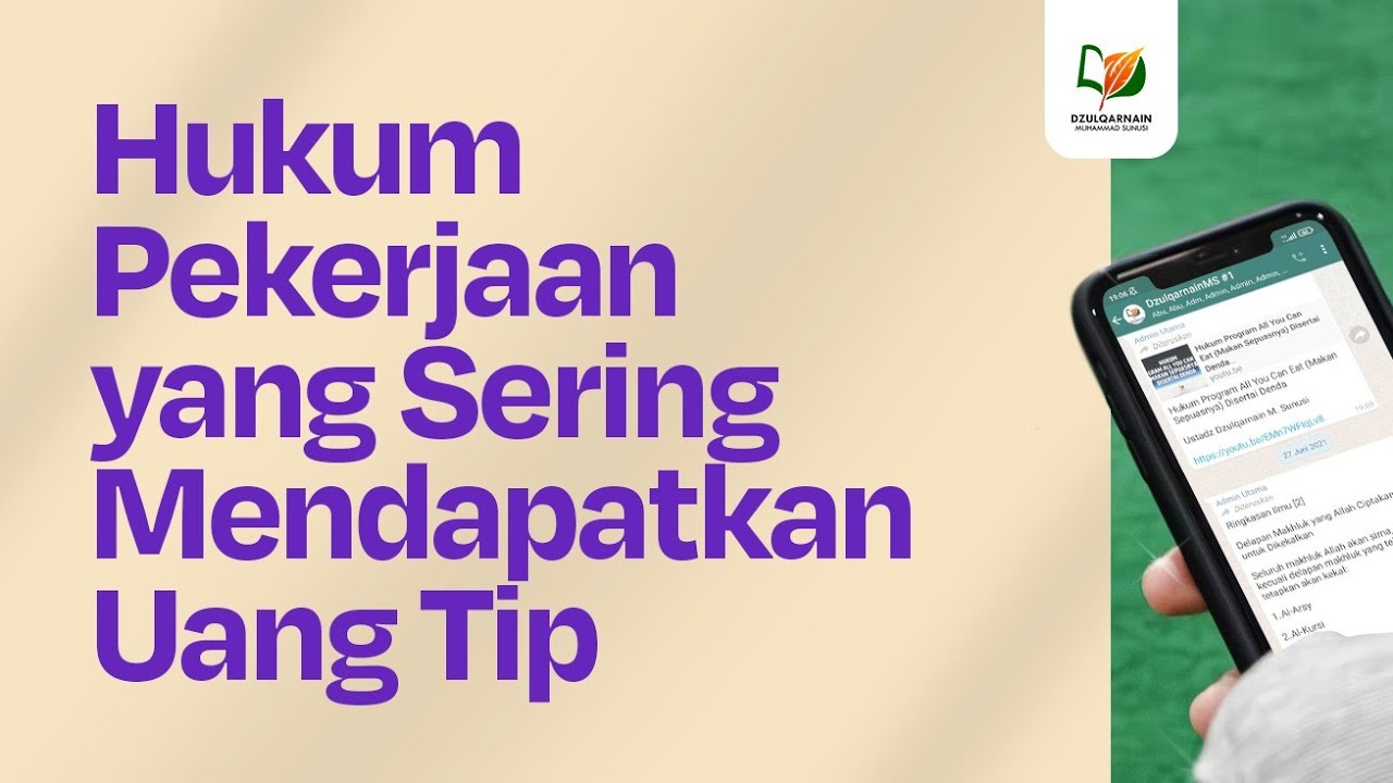 Hukum Pekerjaan yang Sering Mendapatkan Uang Tip - YouTube