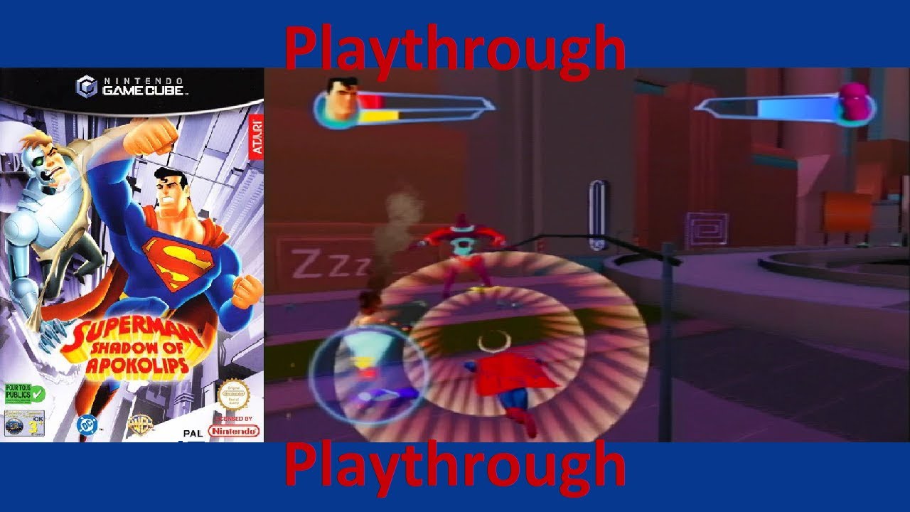 Superman Shadow of Apokolips Nintendo Gamecube Playthrough - YouTube
