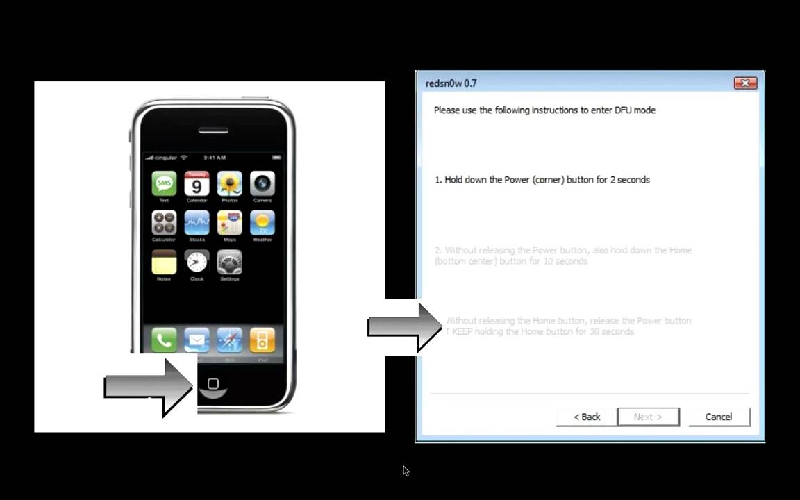 poner iphone & ipod touch modo dfu - YouTube