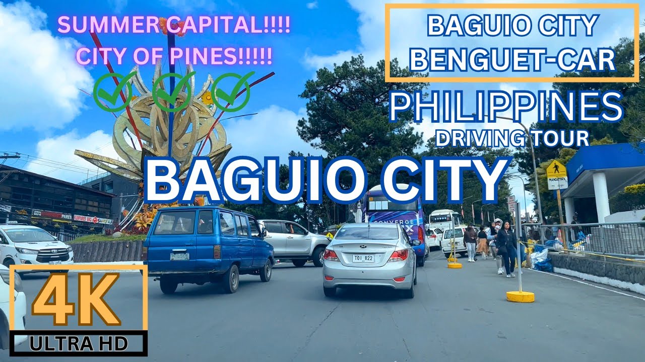[4K] 🇵🇭 Baguio City Drive - Morning Tour - Amazing View - YouTube
