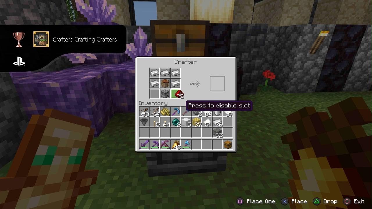Minecraft - Crafters Crafting Crafters (Trophy) - YouTube