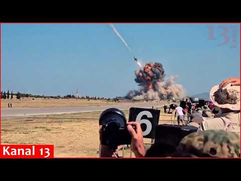 Greek F-4 Phantom crashes at air show: Dramatic footage captures aftermath