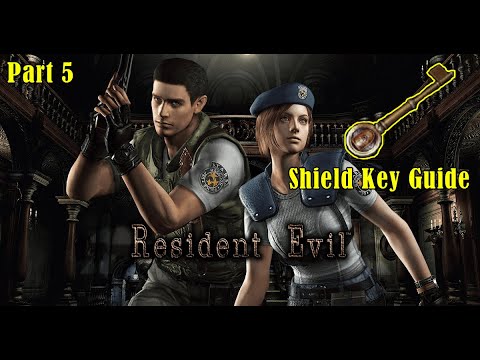 Resident Evil 1 | Part 5 Shield Key Guide - YouTube