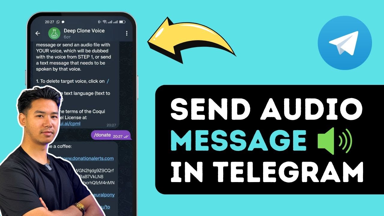 How To Send Audio Message In Telegram ! - YouTube
