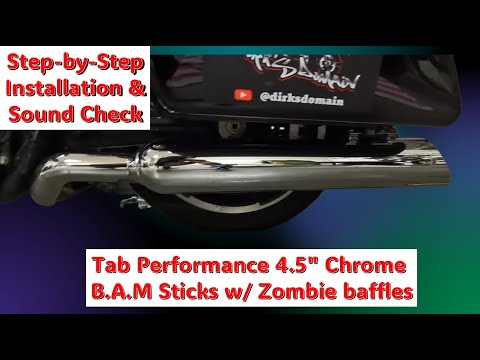 Tab Performance 4.5 inch B.A.M Sticks with Zombie Baffles - Step-by ...