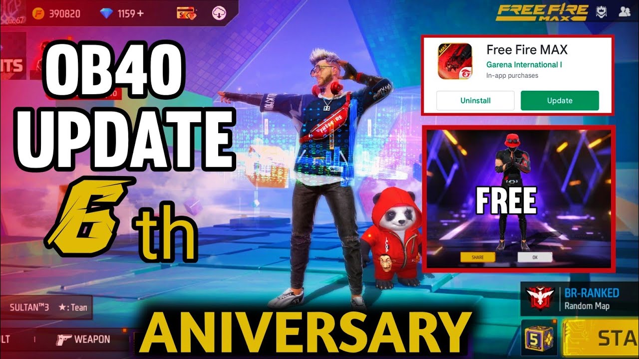 OB40 UPDATE FREE FIRE | OB40 UPDATE NEW CHANGING FREE FIRE | NEW UPDATE ...