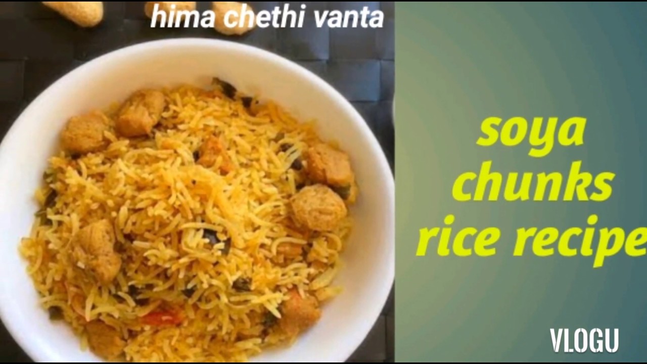 #Soya chunks rice - YouTube