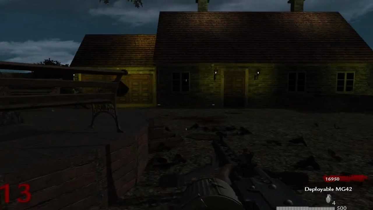 Call of Duty WAW Custom Zombies *Courtyard Custom Map* Part 2/2 Episode ...