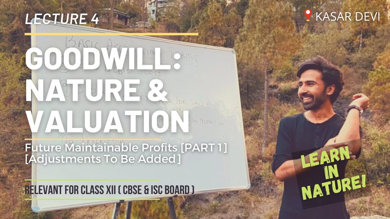 Goodwill | Future Maintainable Profits - Part 1 | Chapter 3 | Class 12 ...