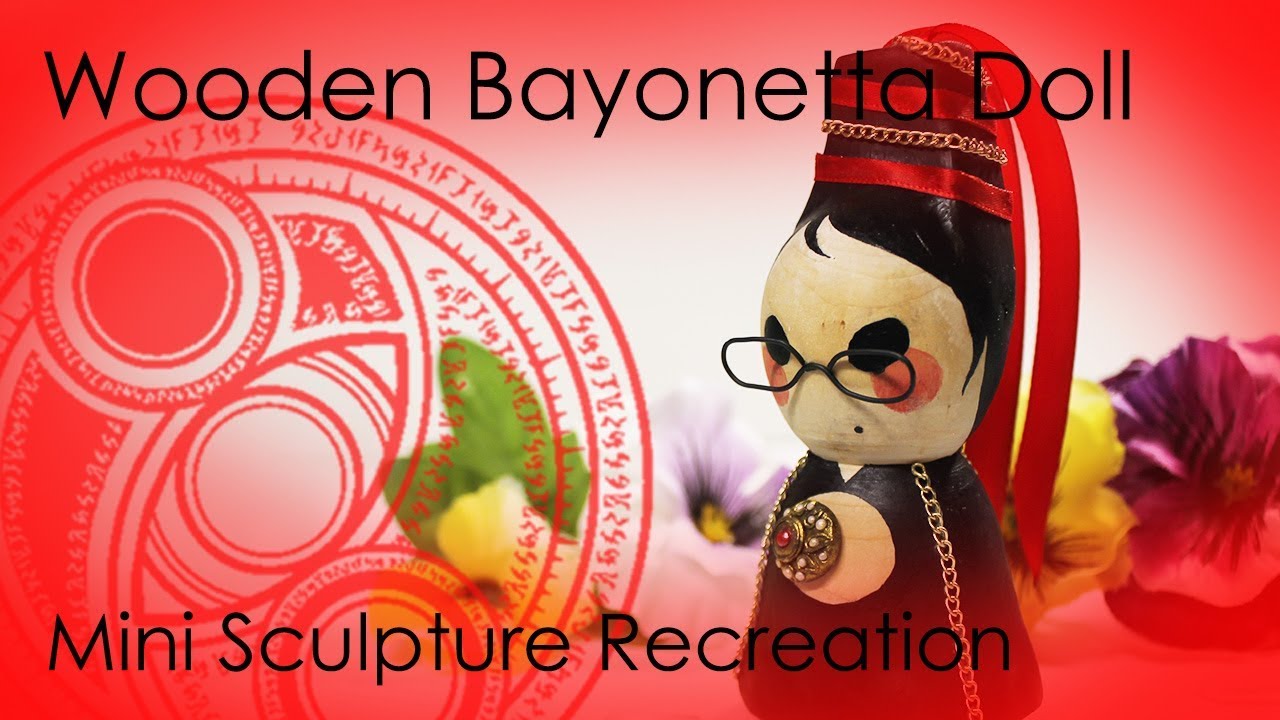 Recreating the Wooden Bayonetta Doll - Mini Sculpture Timelapse - YouTube
