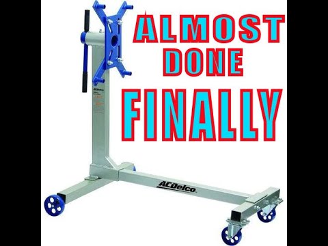 AC DELCO engine stand mods for transmission rebuilding. Almost done ...