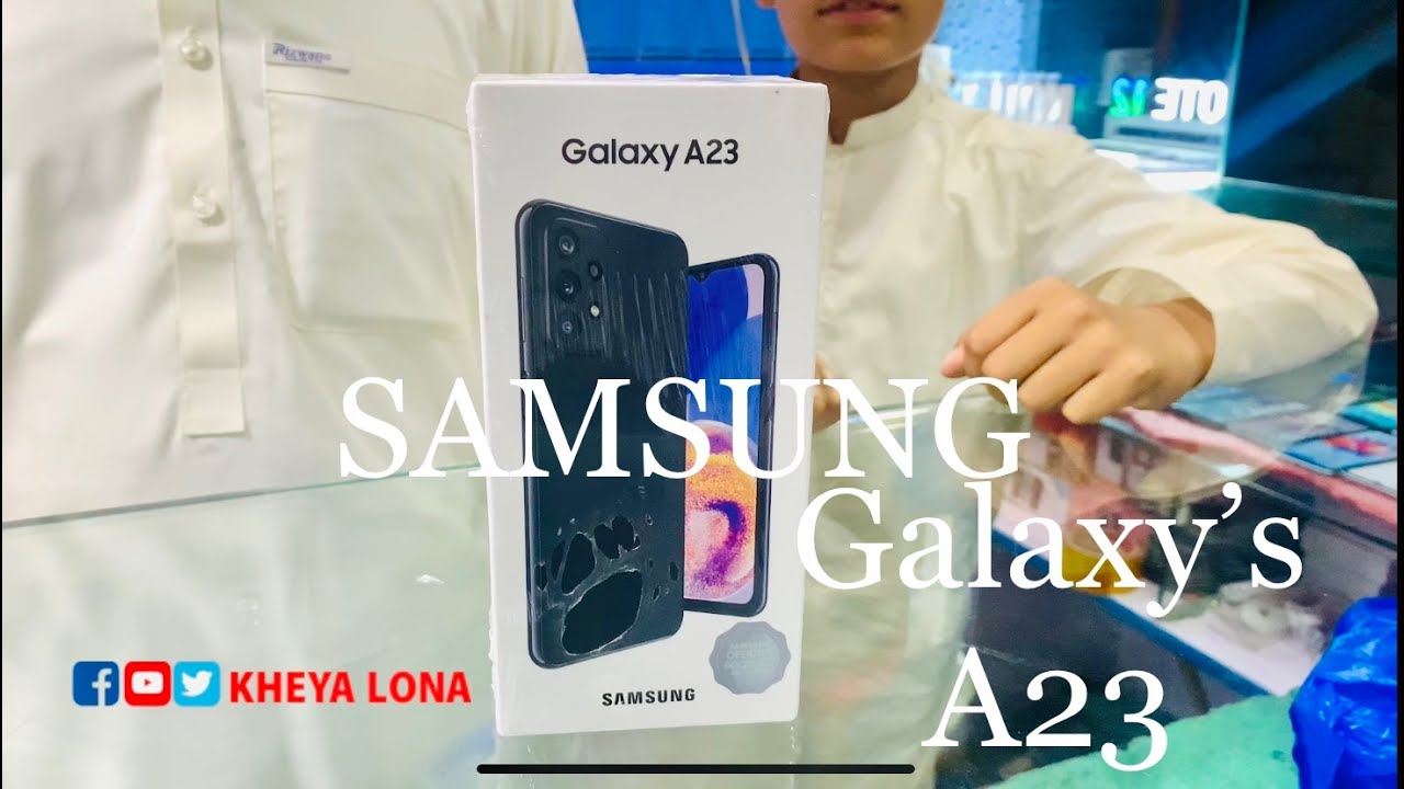SAMSUNG A23 unboxing galaxy A23 series - YouTube
