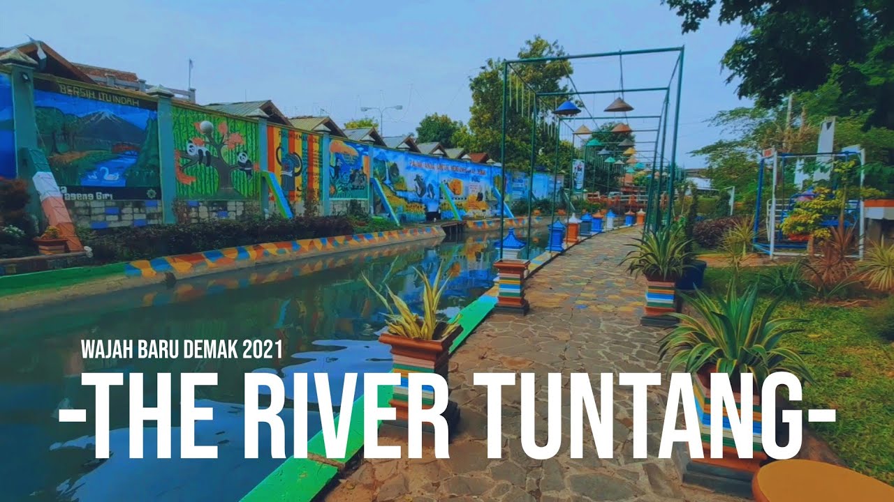 Walking Around Demak City Indonesia - The River Tuntang - YouTube