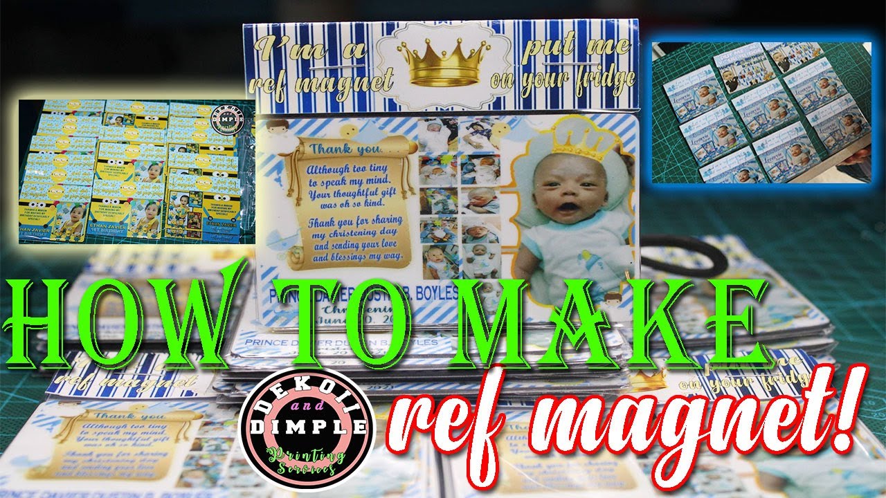 HOW TO MAKE STEP BY STEP REF MAGNET SOUVENIR - YouTube