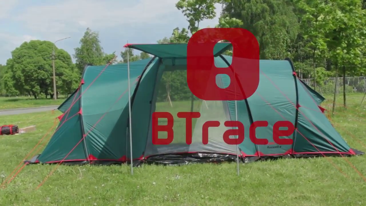 Палатка BTRACE RUSWELL 4 6 - YouTube