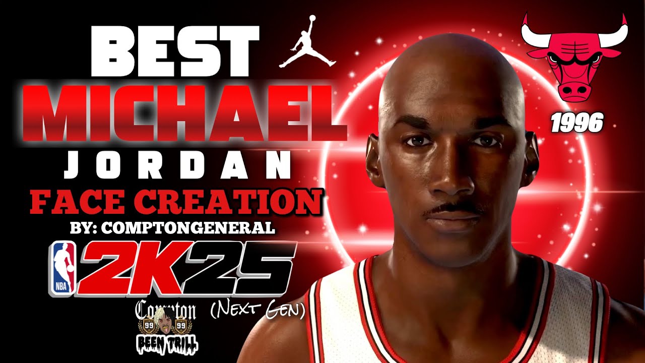 BEST MICHAEL JORDAN FACE CREATION🔥 ON NBA 2K25! MOST ACCURATE NBA 2K ...