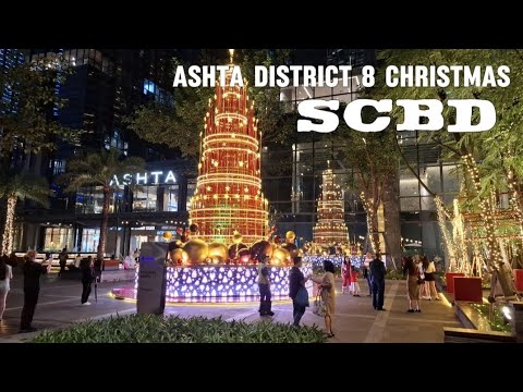 Giant Christmas Tree at ASHTA DISTRICT 8 Jakarta ⁉️ Walk at SCBD ASHTA ...
