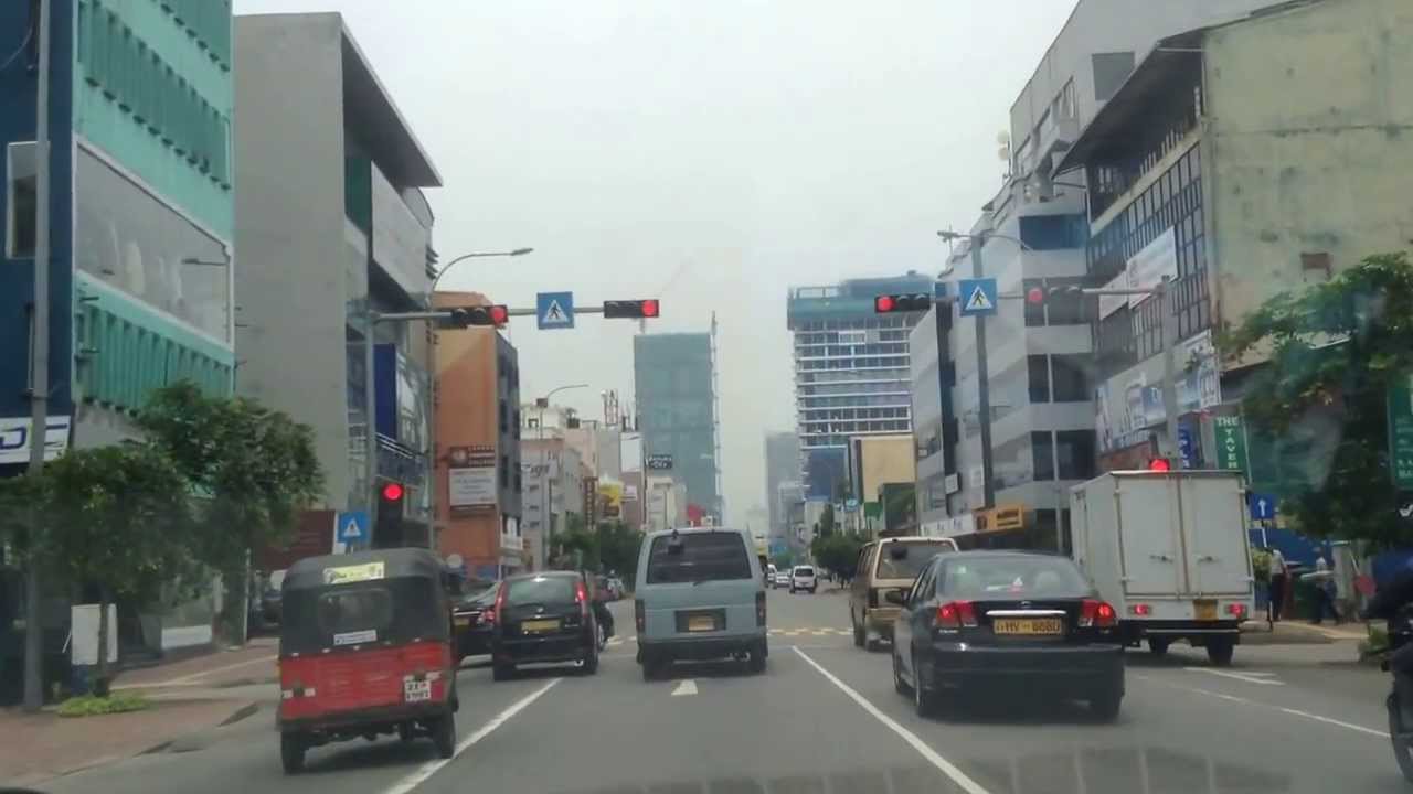 Driving along Galle Road in Colombo City, March 2014 - YouTube