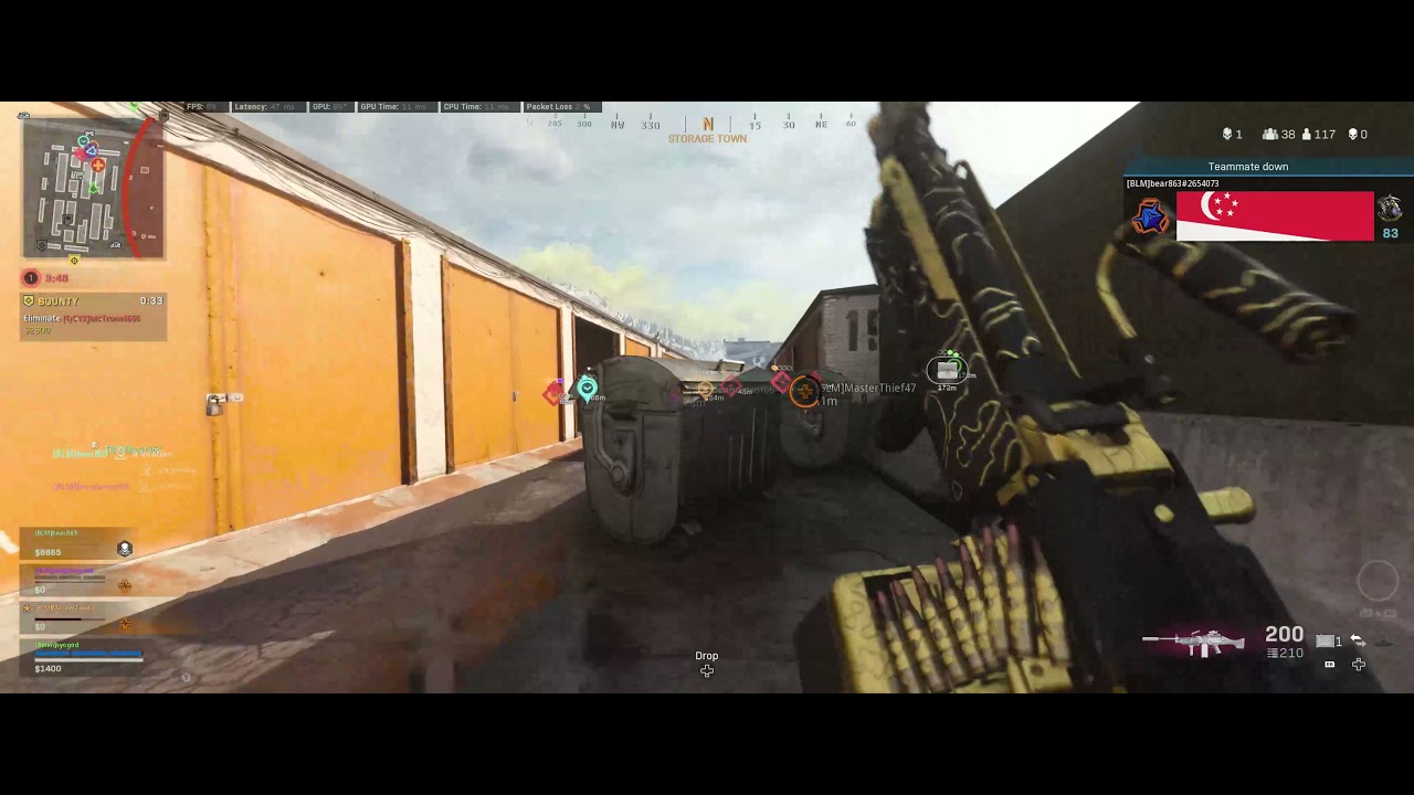 Warzone 'Fiery Helo of Death' and '1v3' - YouTube