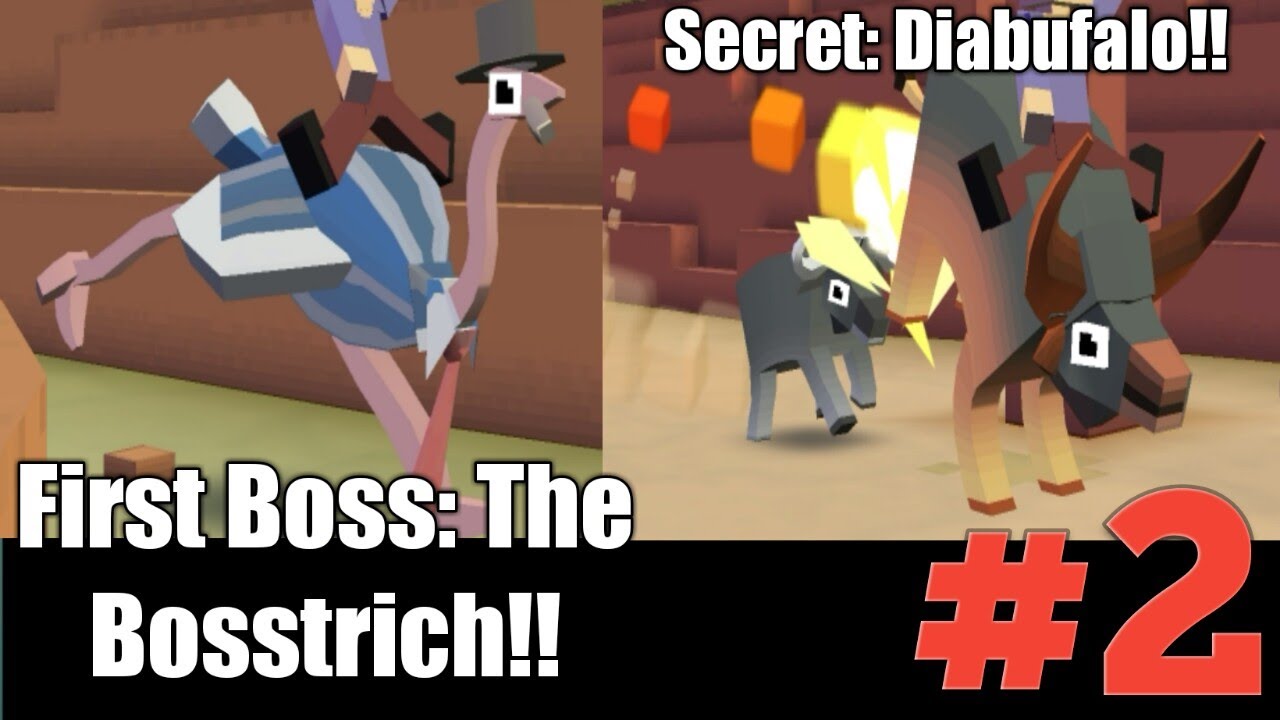 First Boss: Bosstrich!! + Secret Animal! | Rodeo Stampede #2 (Renewed) - YouTube