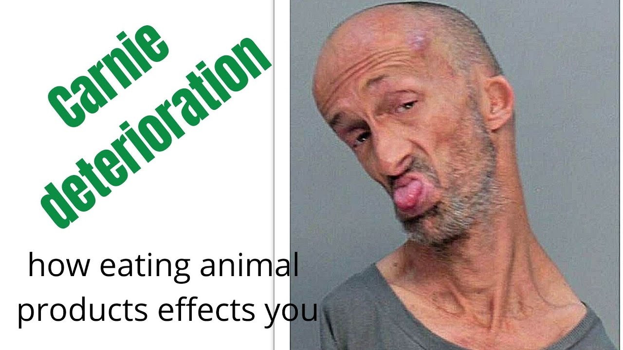 Carnie Deterioration - how eating animal products effects you - YouTube