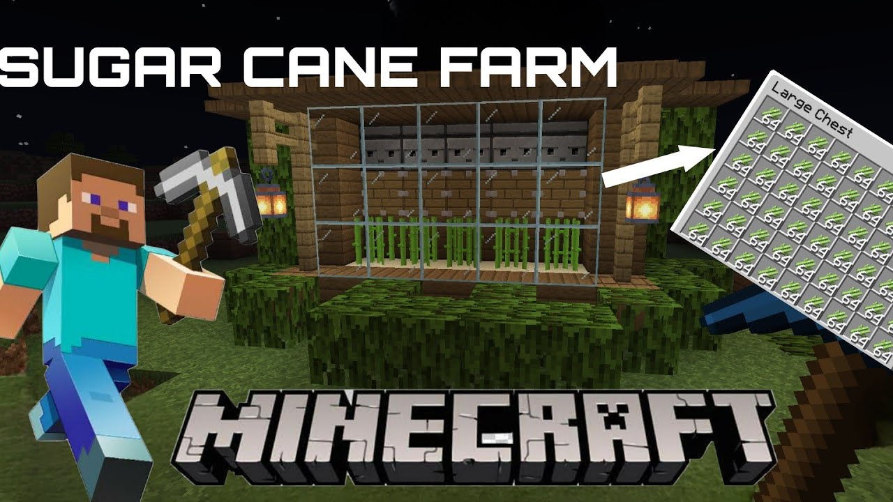 Minecraft Cane Farm On Mincecraft Unlimited Canes MineCarft Tips and ...