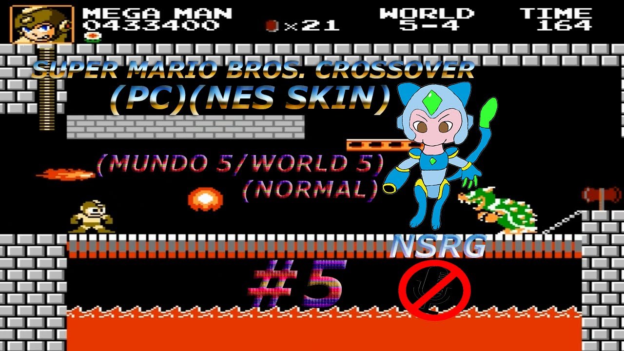 5-Super Mario Bros. Crossover (PC)(NES)(Mundo 5/World 5)(Normal)(Sin ...