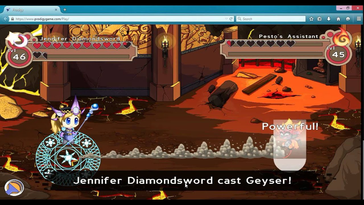 Prodigy Game: Pesto's Assistant (Croissant) (Bonfire Spire) - YouTube