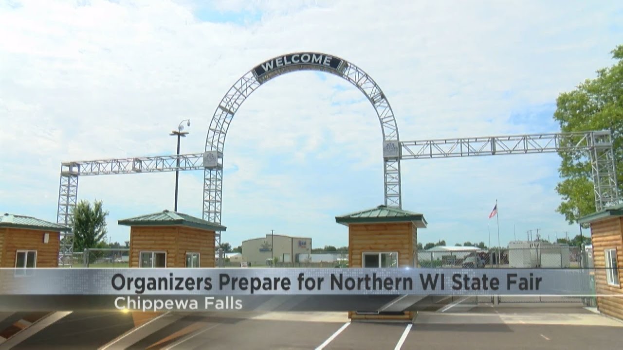 Set up underway for the Northern Wisconsin State Fair - YouTube