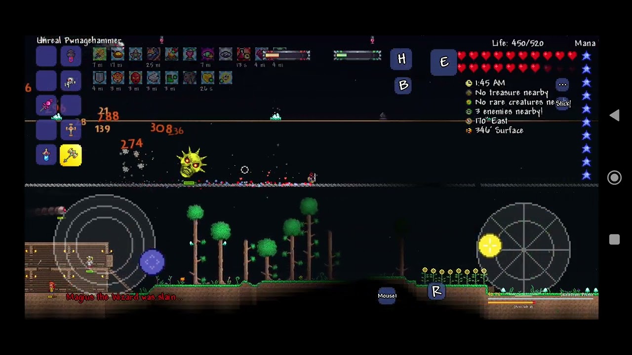 Terraria tModloader mobile ( Calamity Mod ) - Revengeance Skeletron ...