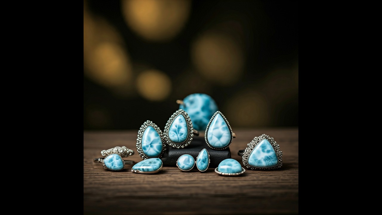 From Volcano to Jewelry: The Fascinating Journey of Larimar - YouTube