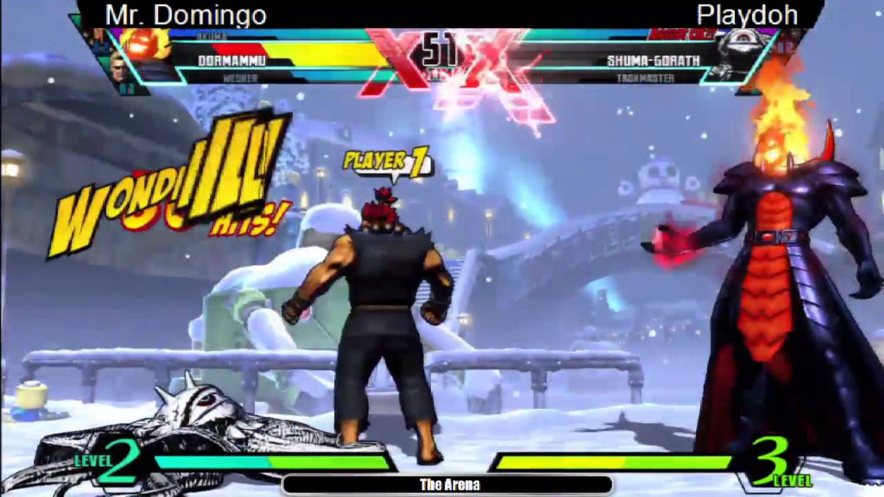 Thursday Night Throwdown ft.7 Mr. Domingo vs Playdoh Marvel Versus Capcom Universe Championship ...