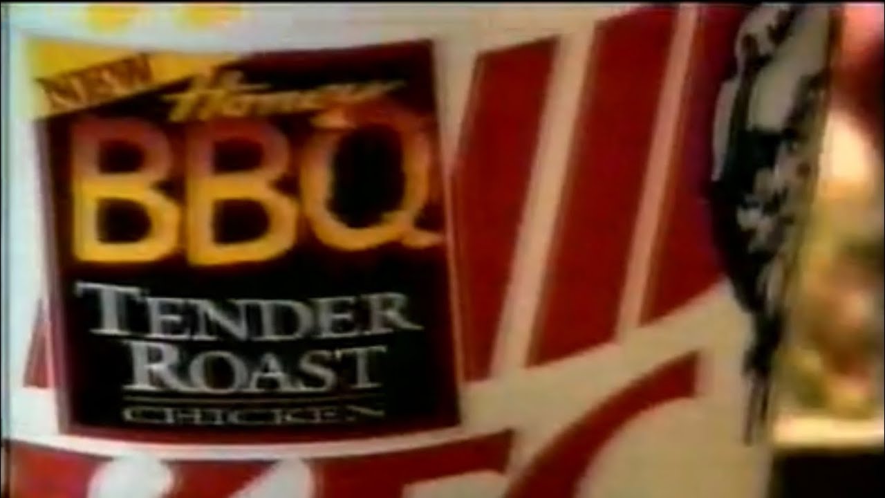 1997 KFC Honey BBQ Tender Roast Chicken Commercial - YouTube