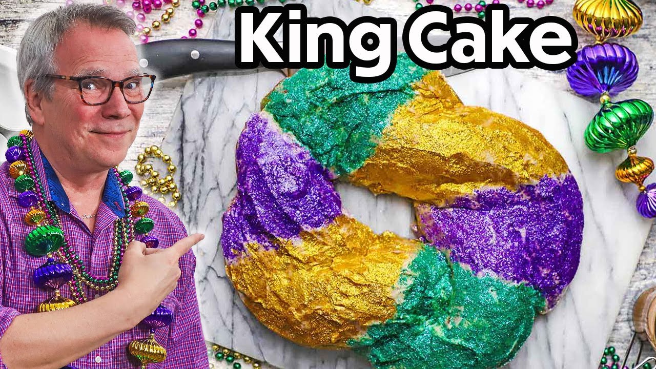 Make Your Very Own Mardi Gras King Cake! - YouTube