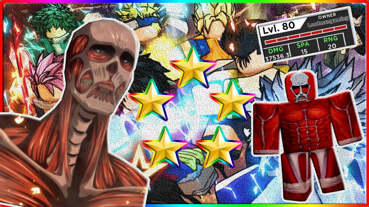 [Max LvL 80] Armin (Amen) Showcase | All Star Tower Defense | Roblox ...