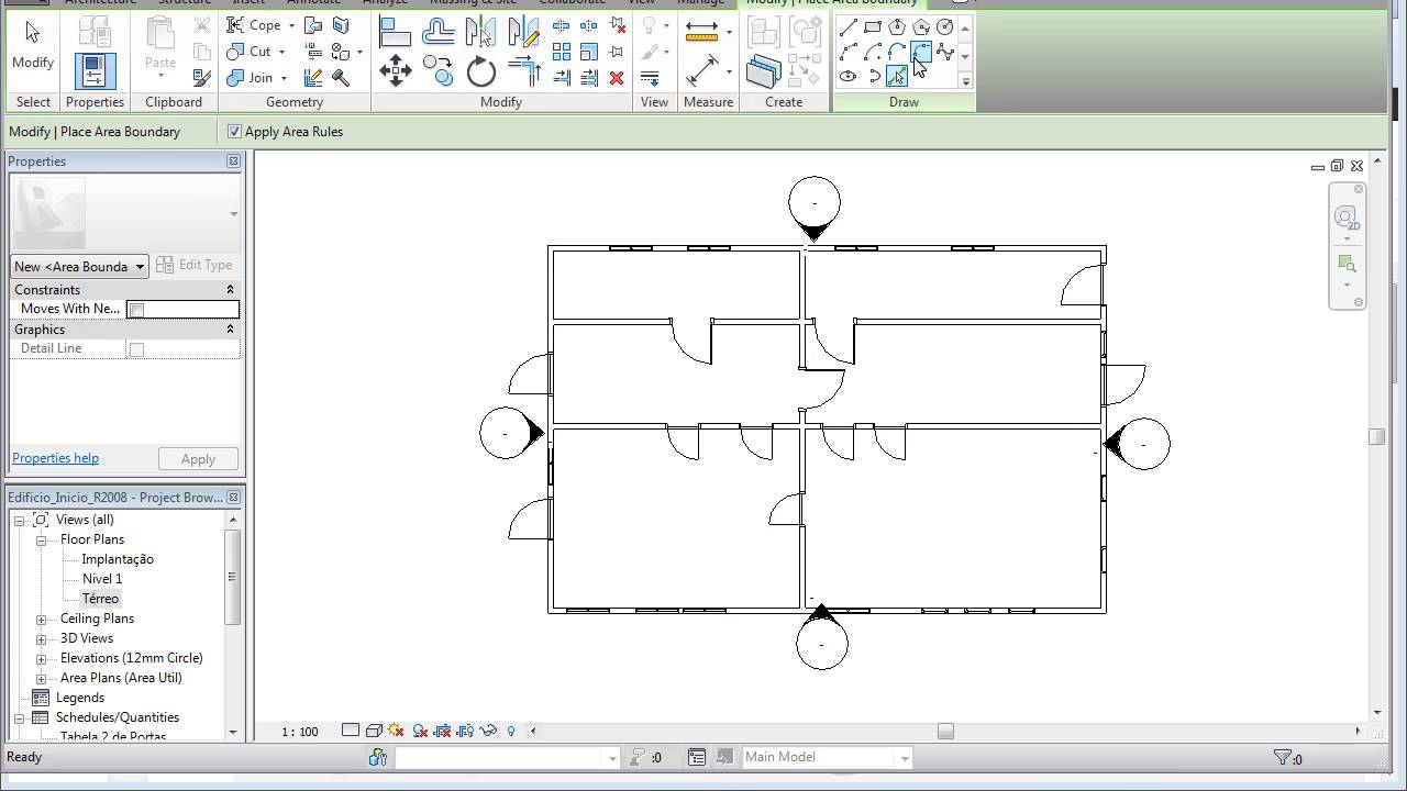Revisão de REVIT Cálculo de Áreas - YouTube