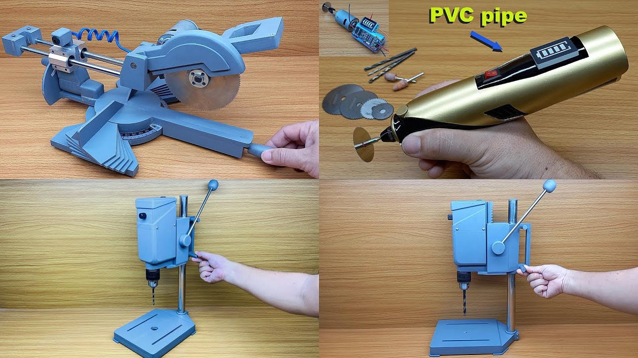 3 homemade ideas from PVC plastic - YouTube