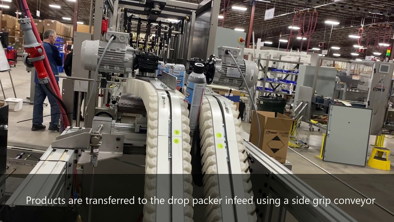 High-Speed Drop Packer with Integrated Hand Pack Station | Cans of ...