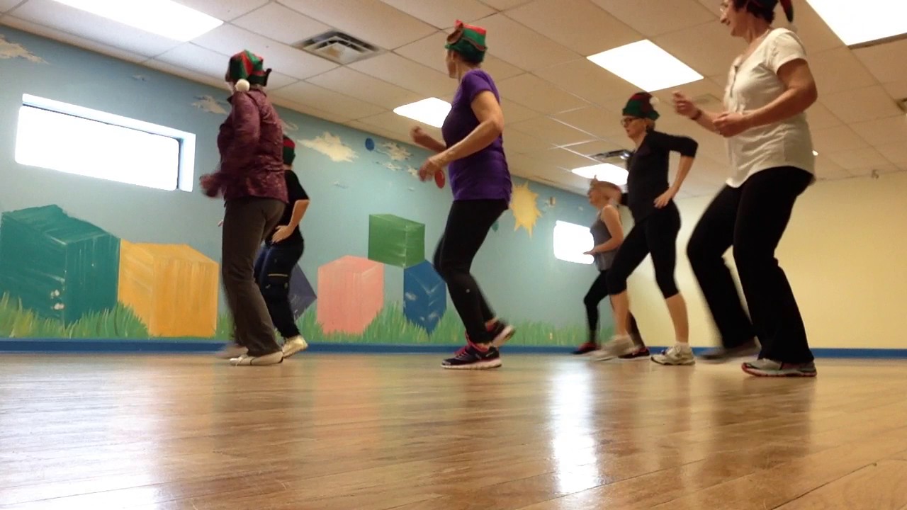 LINE DANCING Run, Run Rudolph by Louise Osborn - YouTube