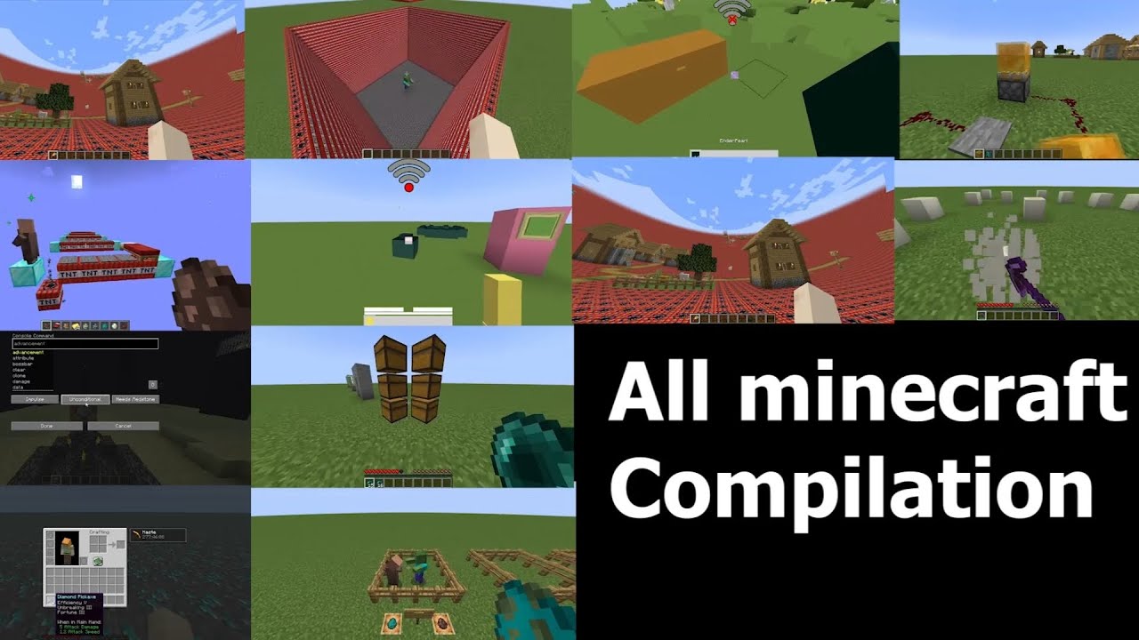 1 hour minecraft - compilation - YouTube