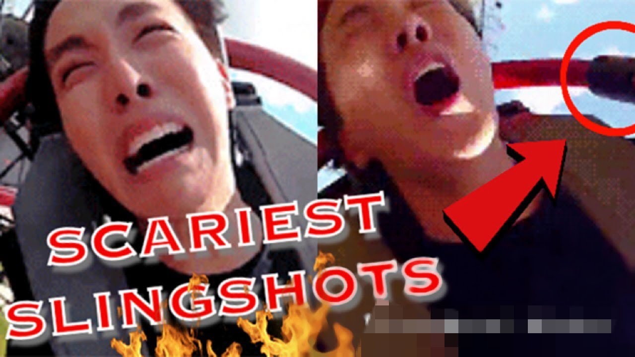 Scariest Slingshot Rides | Funny / Scared Compilation Part 1 - YouTube