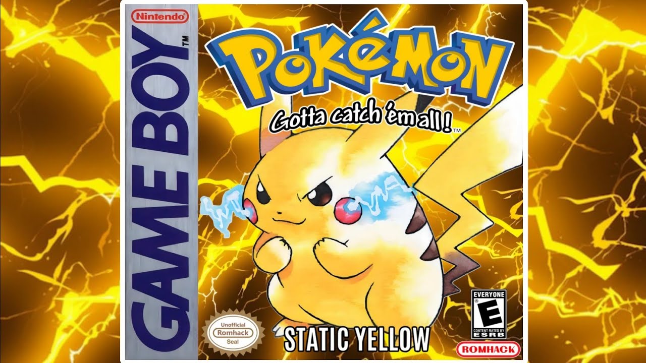 Pokémon Static Yellow Hack Rom Game Boy Con 3 Personajes Jugables ...