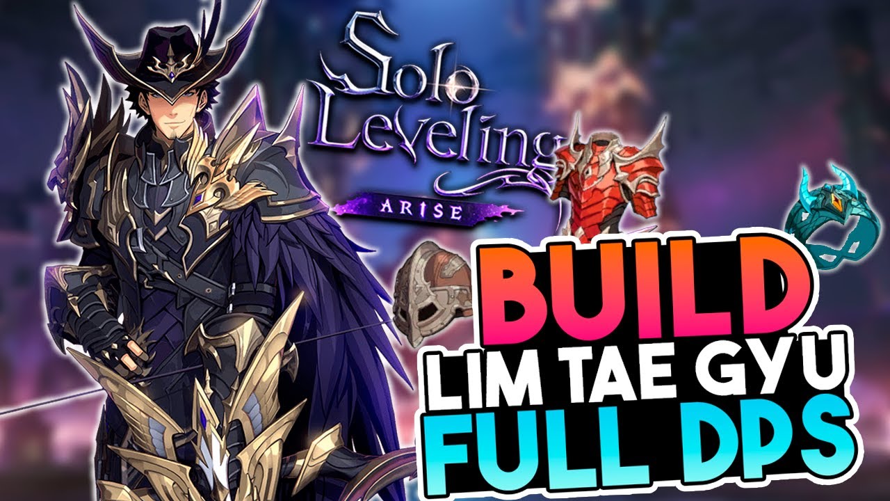 LIN TAE-GYU BUILD FULL DPS! 2º MEJOR DPS OSCURO!! | Solo Leveling ...