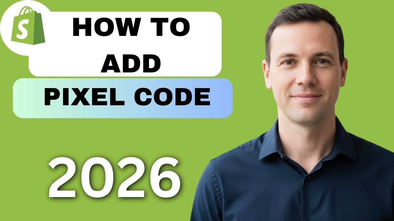 How to Add Pixel Code to Shopify Manually (full guide 2026) - YouTube