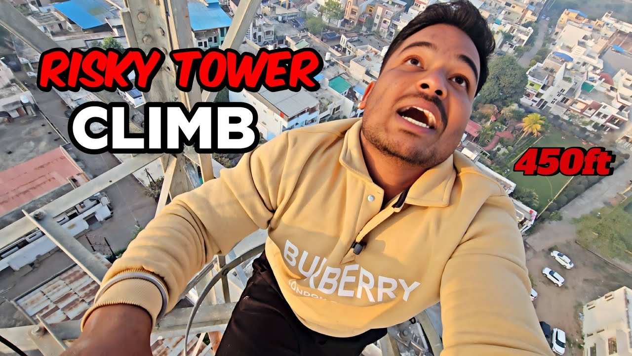 Tower Par Risky Adventure! #ExtremeStunts #HeightChallenge" - YouTube
