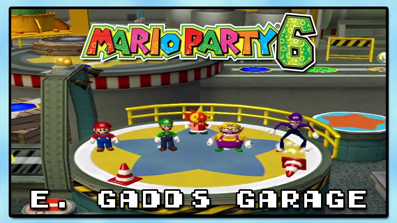 Party Time! - Mario Party 6 (GCN) - E. Gadd's Garage - YouTube